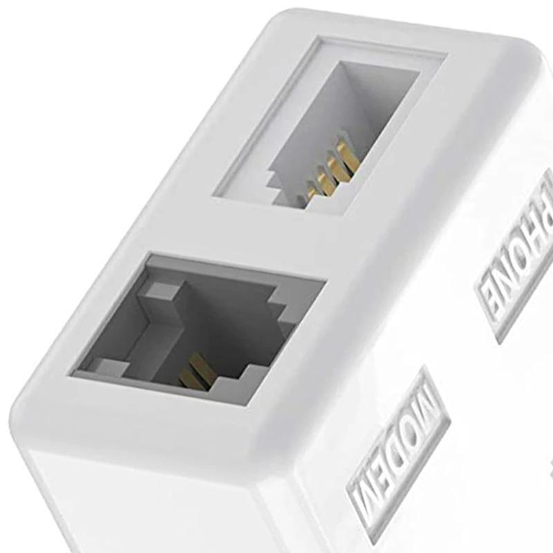 [1198] BT Plug to ADSL RJ11 Broadband internet Microfilter Splitter ...