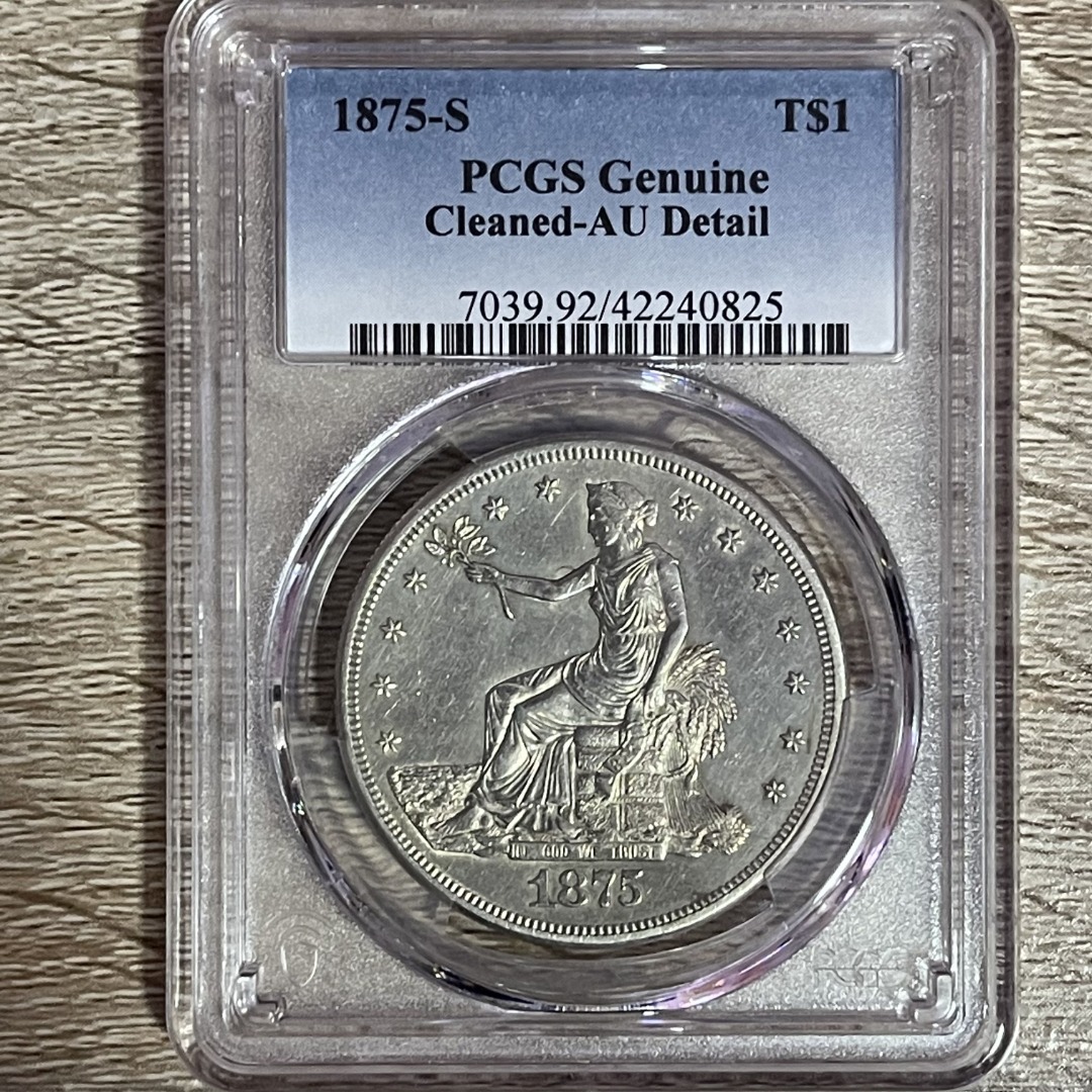 1875-S 1 Dollar "Trade Dollar, Hobbies & Toys, Memorabilia ...