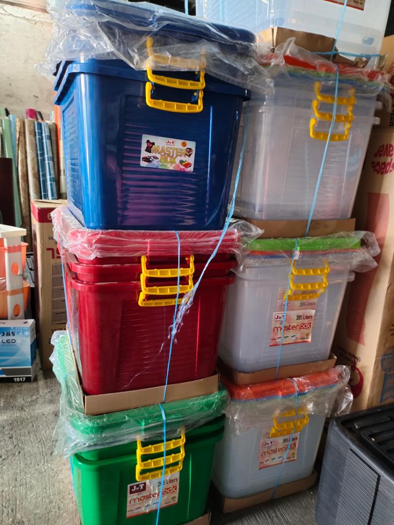 205Liters Storage Box, Furniture & Home Living, Home Improvement ...