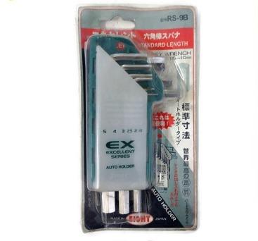 9pc. Eight Excellent Series Hex Allen Key Wrench Set in Full Plastic ...
