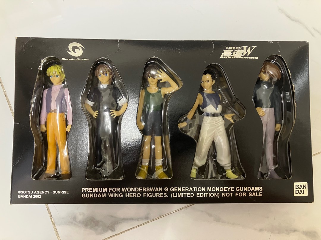 全新絕版 Gundam Wing Hero Figures (Limited Edition) Bandai Sunrise, 興趣及遊戲 ...