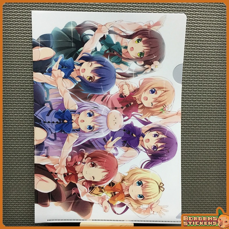 A4 Clear File - Gochiusa / Is the Order a Rabbit? Rize Chino Cocoa Maya ...