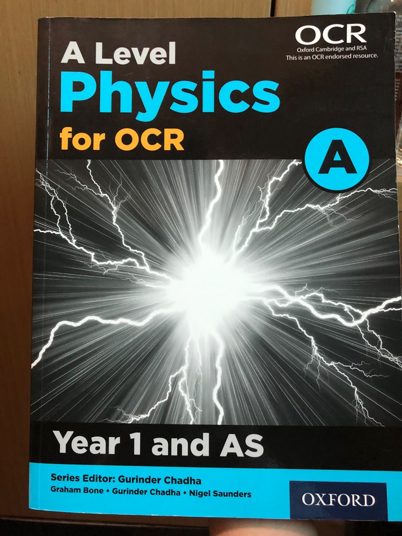 A level OCR physics (year1 and AS), 興趣及遊戲, 書本 & 文具, 教科書 - Carousell