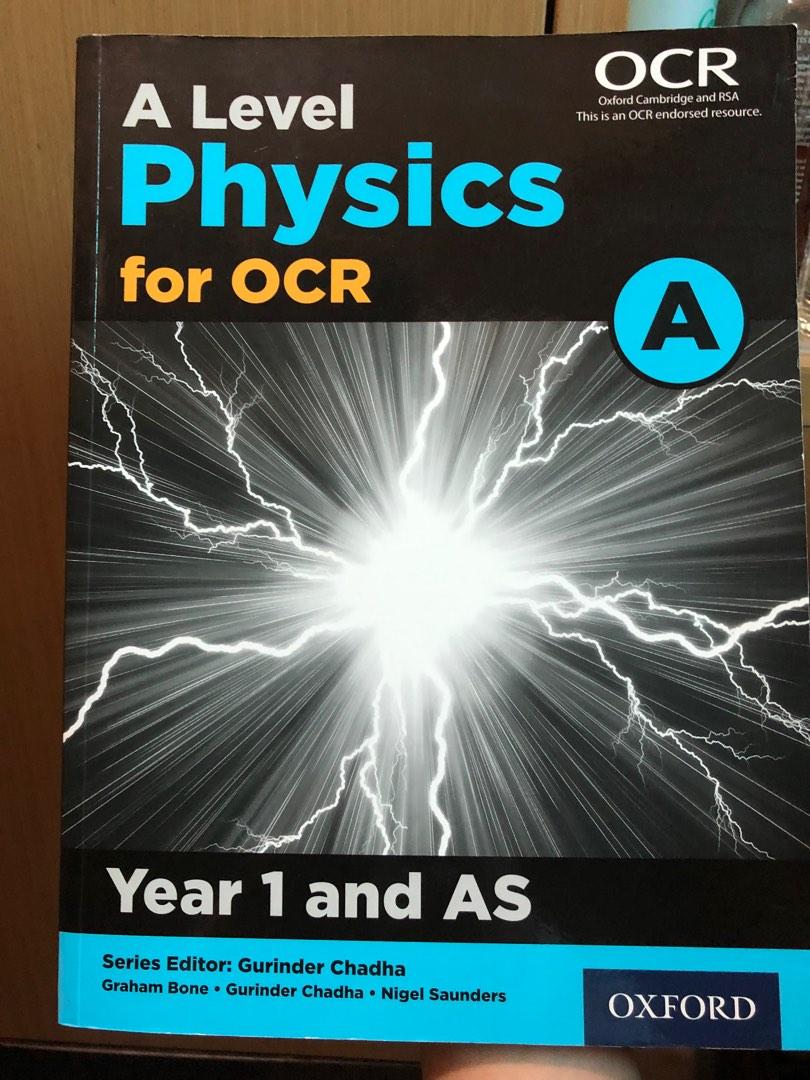 A level OCR physics (year1 and AS), 興趣及遊戲, 書本 & 文具, 教科書 - Carousell