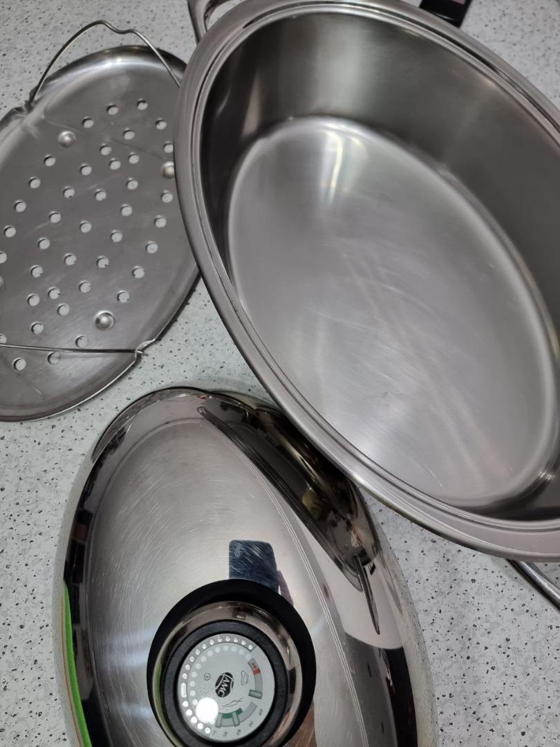 AMC Premium Cookware The Ovals 34cm 5.5 Litre, Furniture & Home Living ...