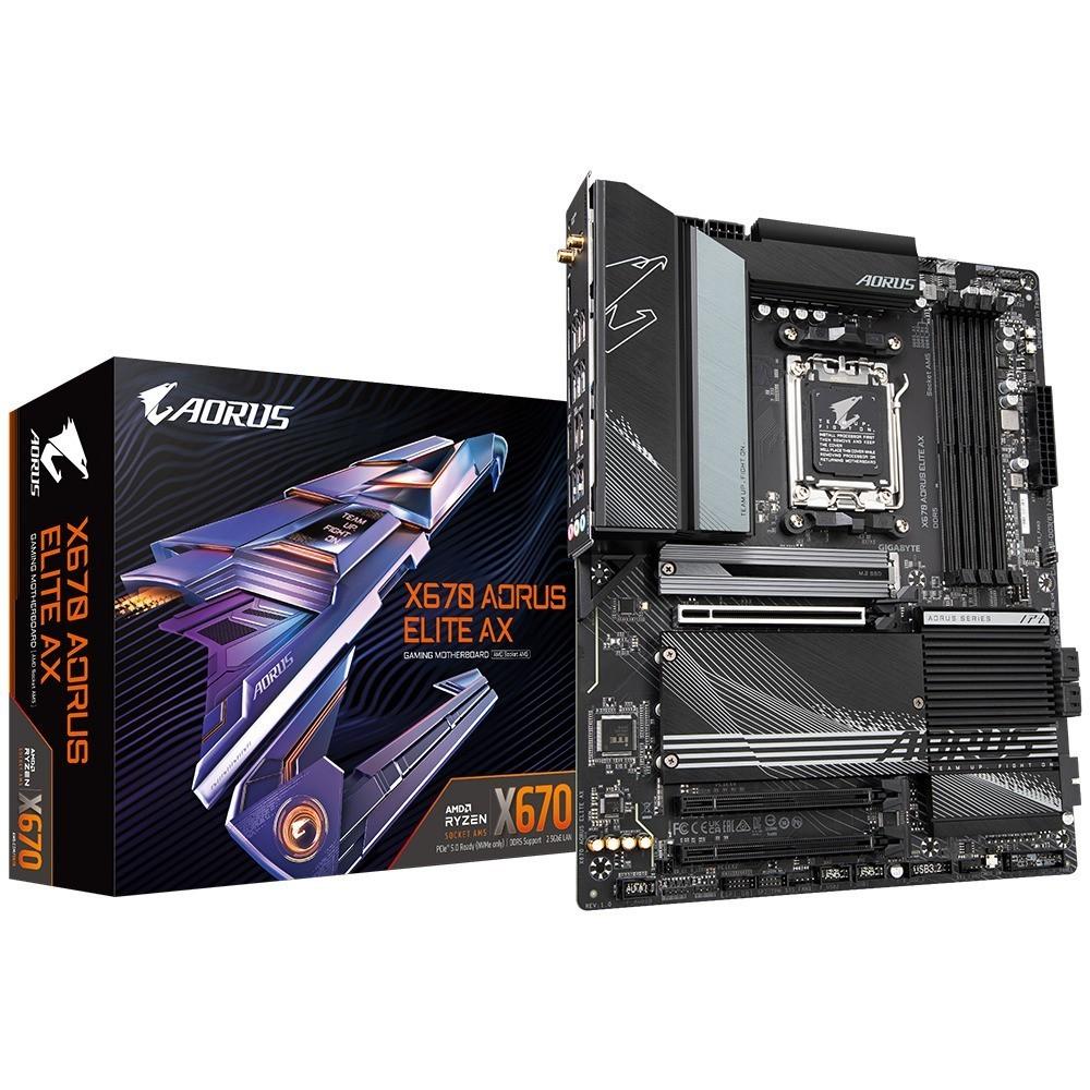AMD RYZEN 9 7950X (AM5) PROCESSOR AND GIGABYTE X670 AORUS ELITE AX (AM5 ...