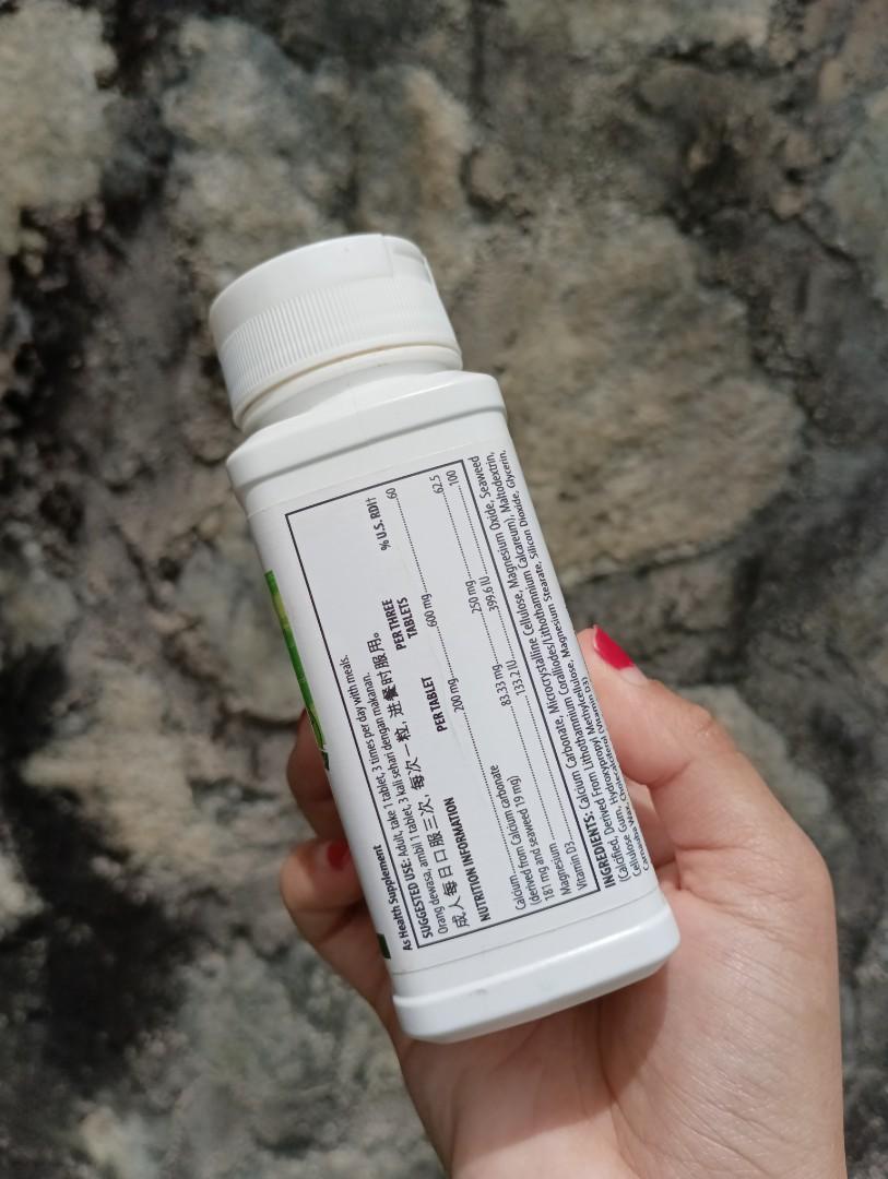 AMWAY NUTRILITE Cal Mag D Plus (180tab), Health & Nutrition, Health ...