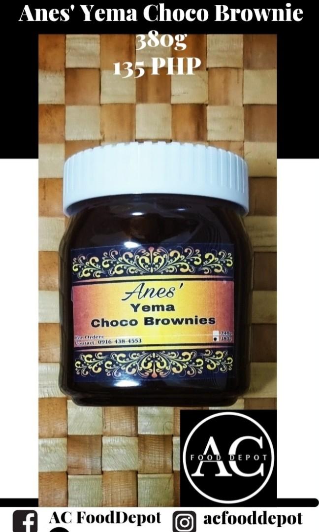 Anes' Yema Choco Brownie 380g, Food & Drinks, Local Eats on Carousell