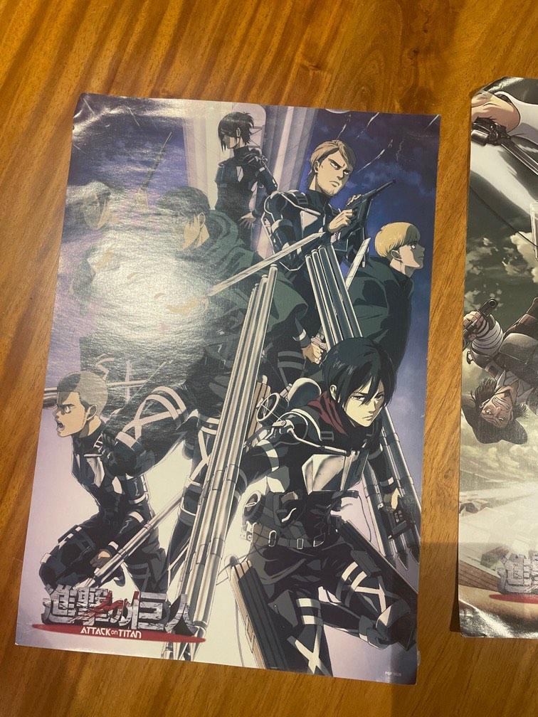 Aot Poster Bundle Take All Anime Season 4 Hobbies And Toys Stationary And Craft Other Stationery