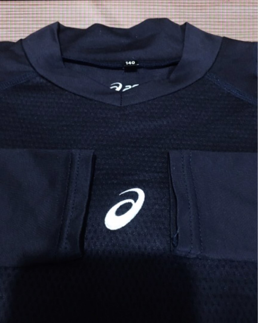 ASICS Baseball Rash Guard, Babies & Kids, Babies & Kids Fashion on ...