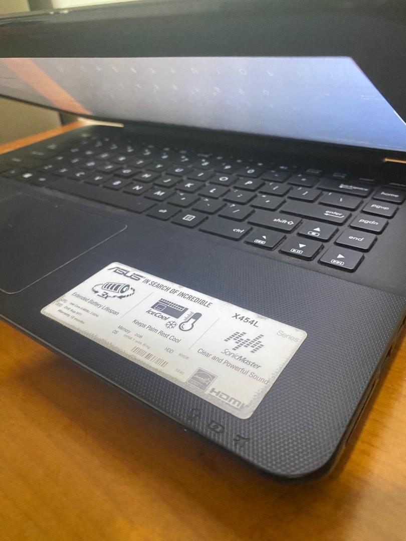 Asus x454l, Computers & Tech, Laptops & Notebooks on Carousell