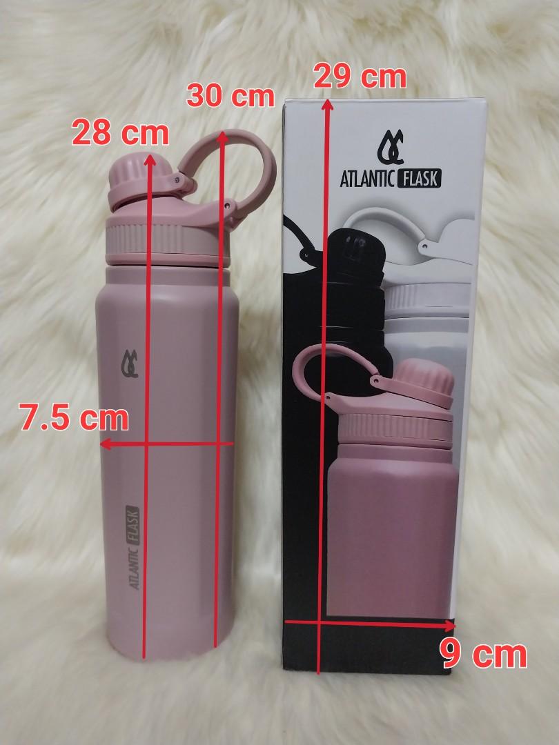 ATLANTIC FLASK ORIGINAL Stainless Steel Water BottleTumbler with Straw ...