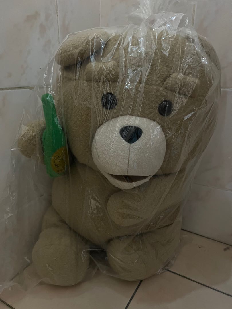 Authentic Ted 2 w beer Plushie, Hobbies & Toys, Toys & Games on Carousell