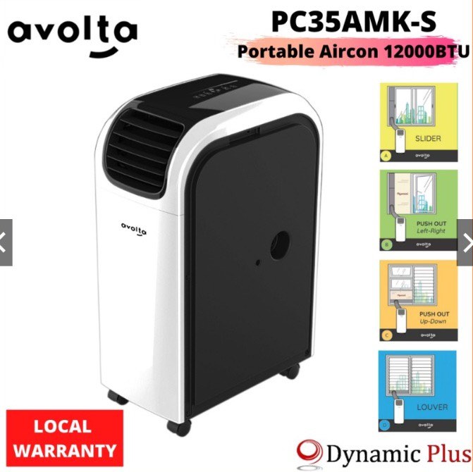 Avolta PC35AMK-S 4-in-1 12000 BTU Portable Aircon **LIMITED SET ONLY ...