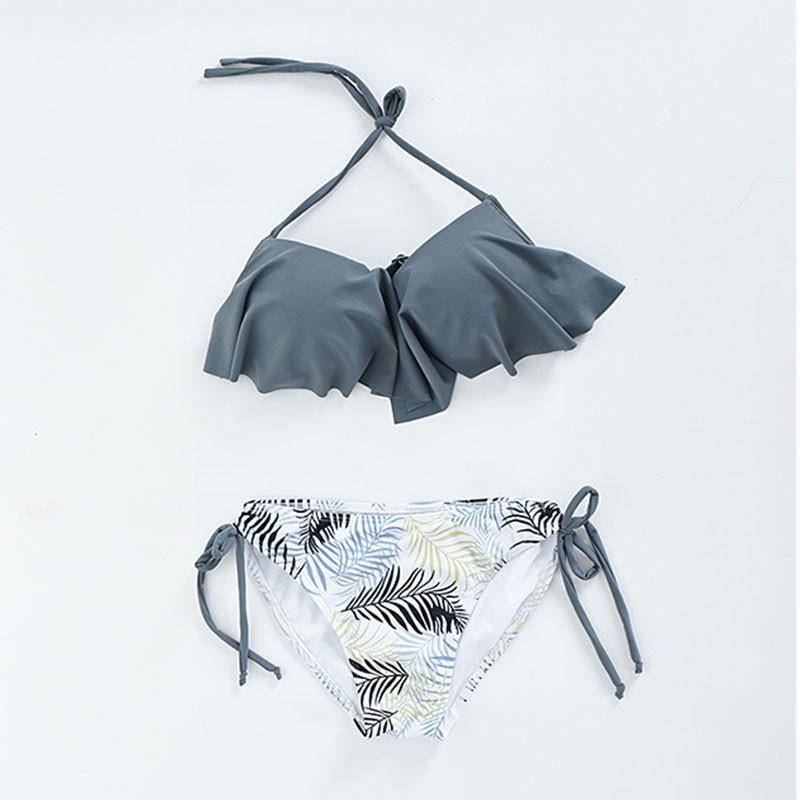 Bikini Push Up Halter Swimsuit, Women's Fashion, Swimwear, Bikinis ...