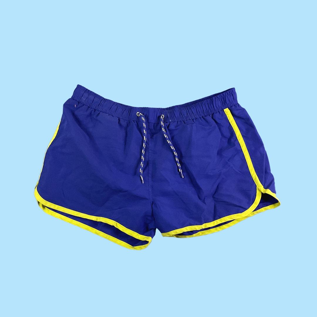 Blue sport shorts, Women's Fashion, Activewear on Carousell