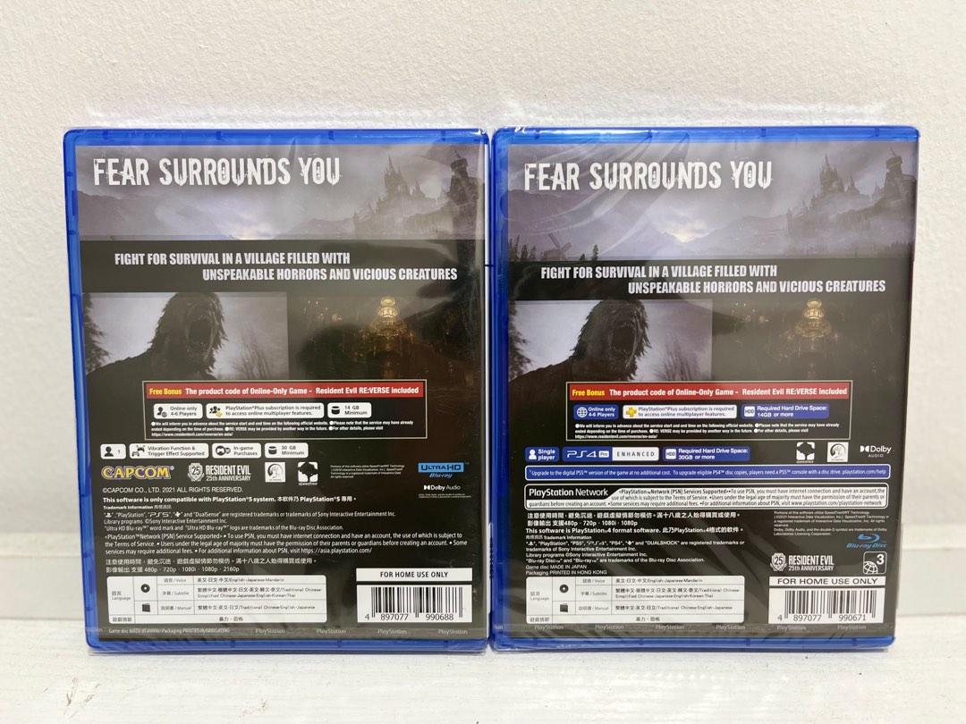 Brand New PS4 / PS5 Resident Evil Village Region 3, Video Gaming, Video ...