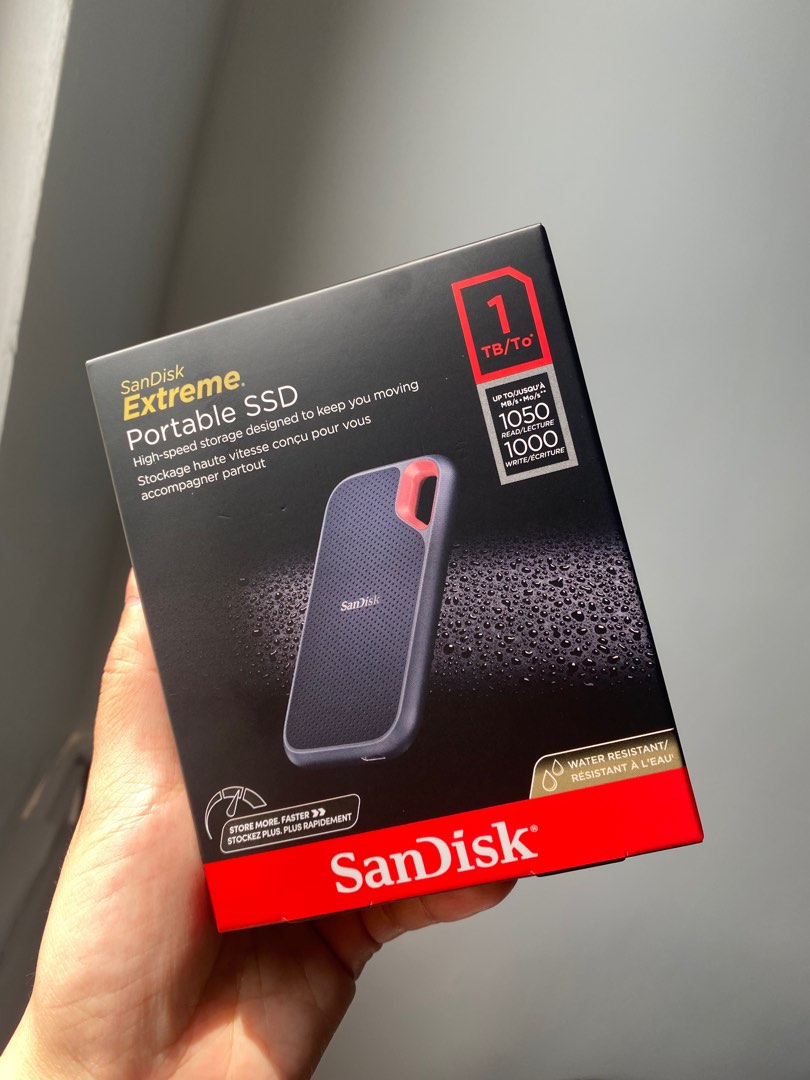 BRAND NEW SanDisk Extreme Portable SSD 1TB SEALED, Computers & Tech, Parts & Accessories, Hard ...