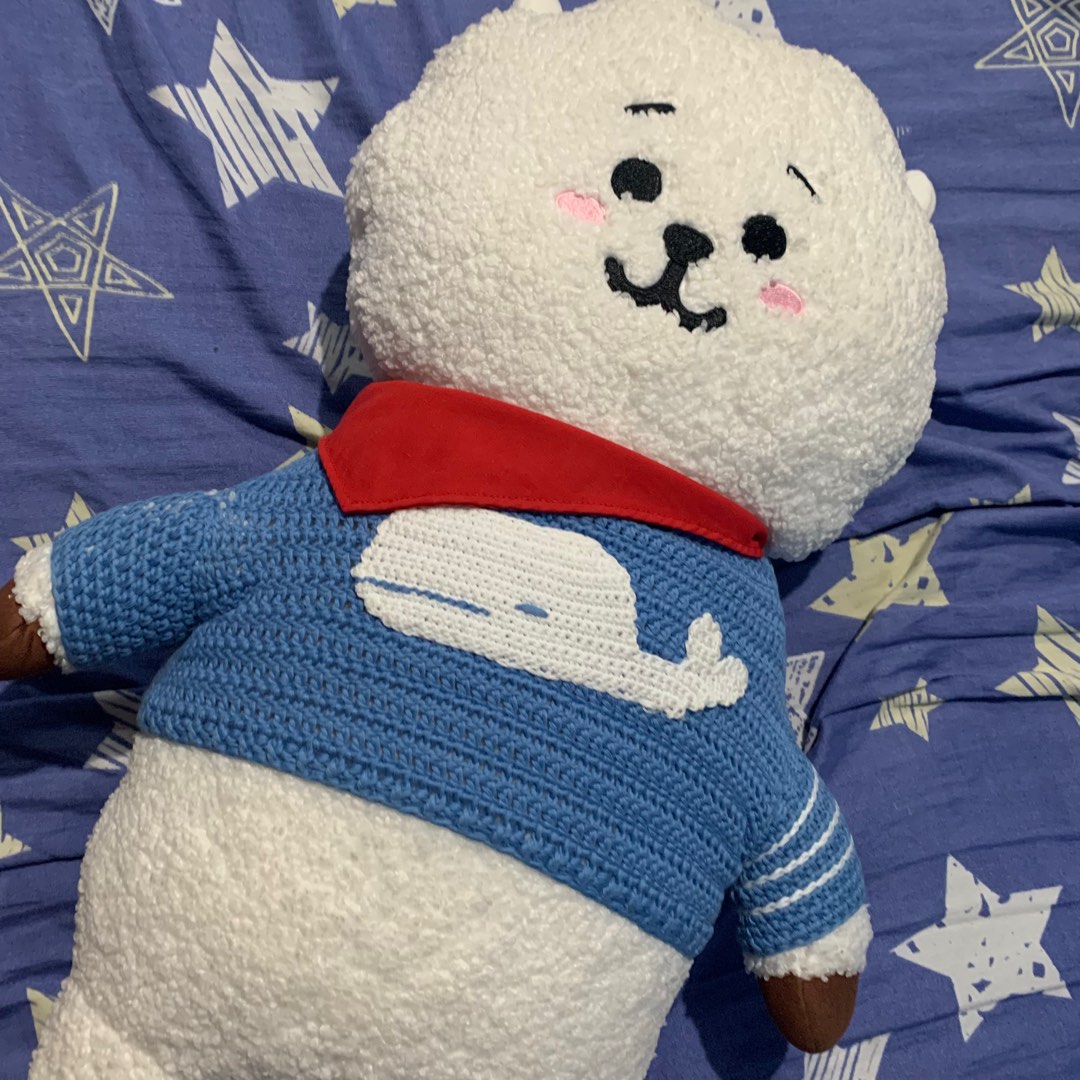 BT21 RJ Jumbo with Kore Sweater, Hobbies & Toys, Memorabilia ...