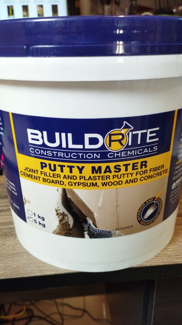 Buildrite Putty Master Joint Filler Plaster Wall Putty - Multipurpose 5 ...