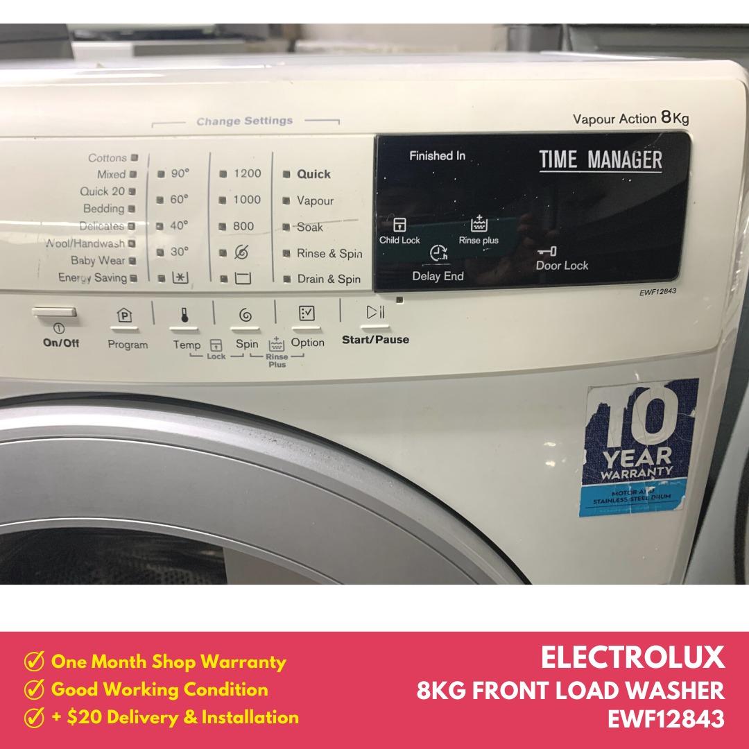 BUY NOW! ELECTROLUX 8kg Front Load Washer_EWF12843 (92111), TV & Home ...