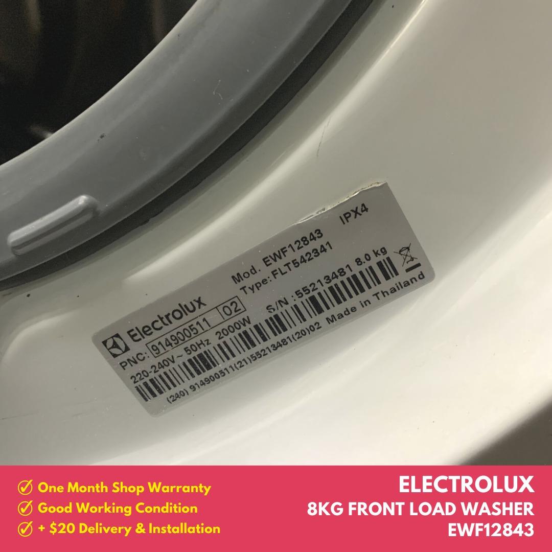 BUY NOW! ELECTROLUX 8kg Front Load Washer_EWF12843 (92111), TV & Home ...