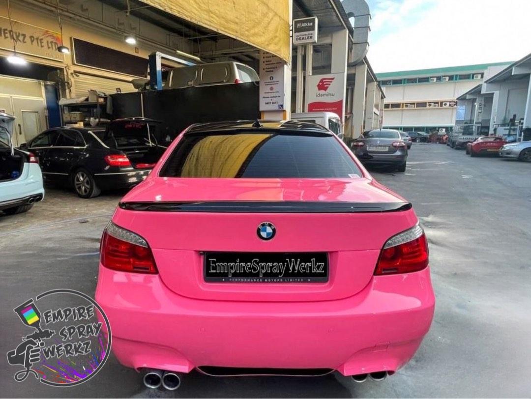 Car Spray Painting - Aikka Solid Series Crown Pink AK5069, Car ...
