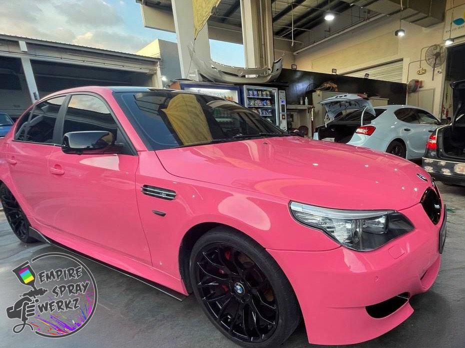 Car Spray Painting - Aikka Solid Series Crown Pink AK5069, Car ...