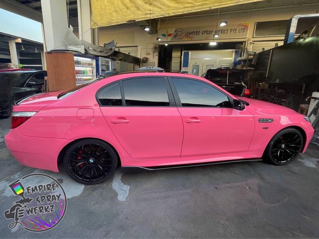 Car Spray Painting - Aikka Solid Series Crown Pink AK5069, Car ...