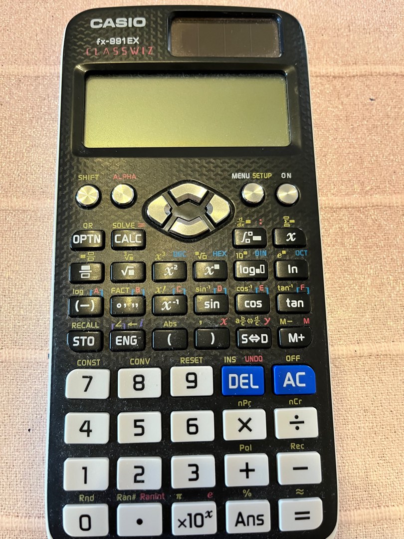 Casio fx-991 EX Calculator, 興趣及遊戲, 手作＆自家設計, 文具 - Carousell