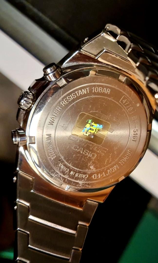 Casio GMT Chronograph Independent TRUE GMT Full Super Light Titanium ...