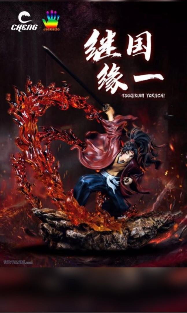 CHENG studio kimetsu no yaiba kokushibo and yoriichi resin statues ...