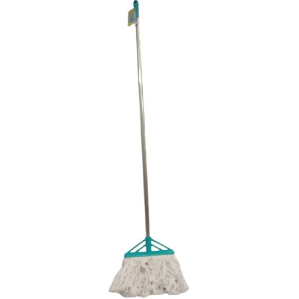 Clean Sweep Flat White Mop Stainless Steel Handle, Furniture & Home ...