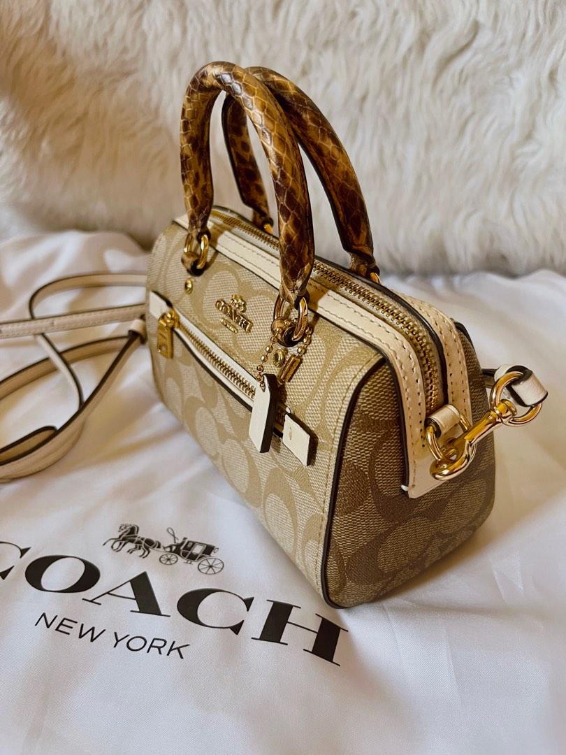 Coach Micro Rowan Crossbody In Signature Canvas, Luxury, Bags & Wallets ...