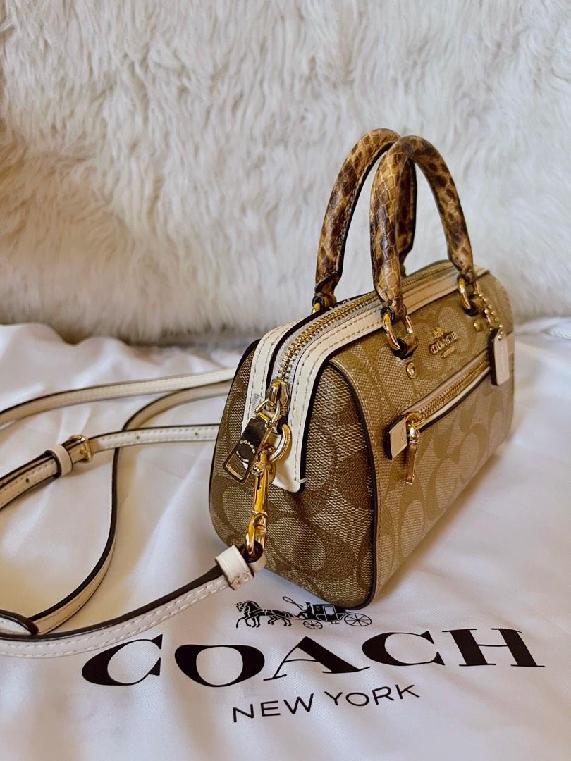 Coach Micro Rowan Crossbody In Signature Canvas, Luxury, Bags & Wallets ...
