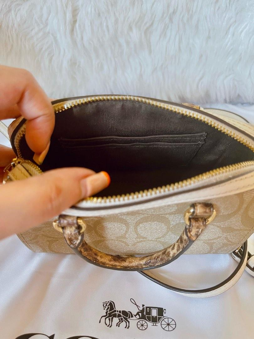 Coach Micro Rowan Crossbody In Signature Canvas, Luxury, Bags & Wallets ...