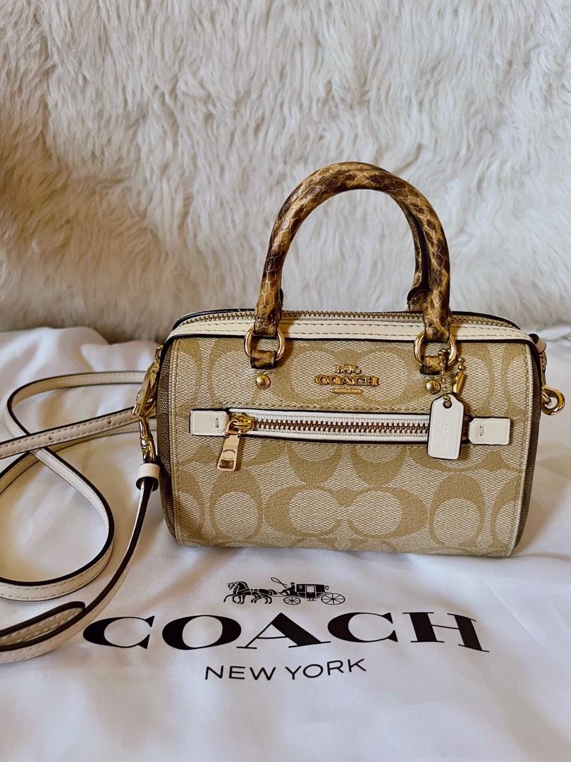 Coach Micro Rowan Crossbody In Signature Canvas, Luxury, Bags & Wallets ...
