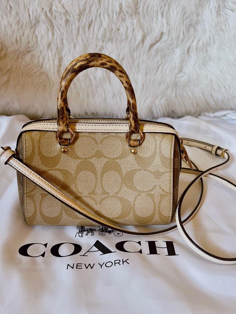 Coach Micro Rowan Crossbody In Signature Canvas, Luxury, Bags & Wallets ...