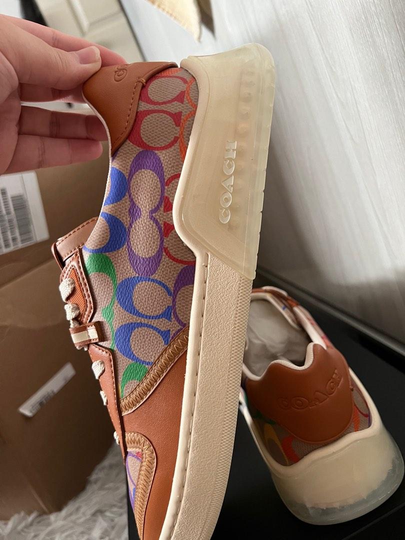 Coach Signature Pride Sneakers (BNIB), Men's Fashion, Footwear ...