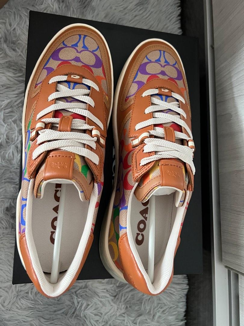Coach Signature Pride Sneakers (BNIB), Men's Fashion, Footwear ...