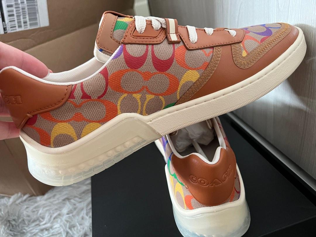 Coach Signature Pride Sneakers (BNIB), Men's Fashion, Footwear ...