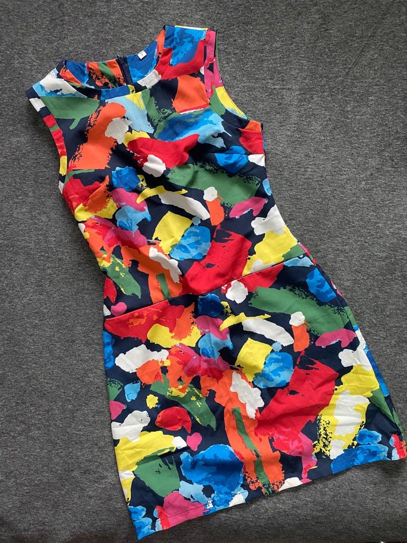 Color Splash Dress Office wear OL formal , Women's Fashion, Dresses ...