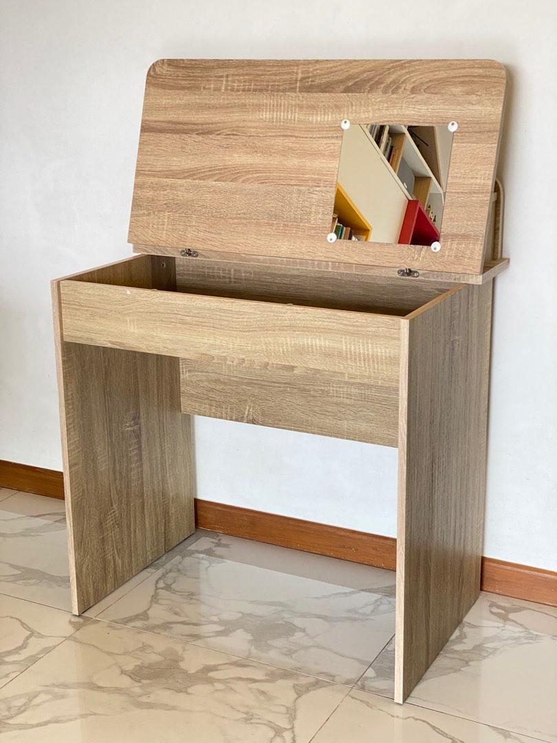 Compact Study & Vanity Table, Furniture & Home Living, Furniture ...