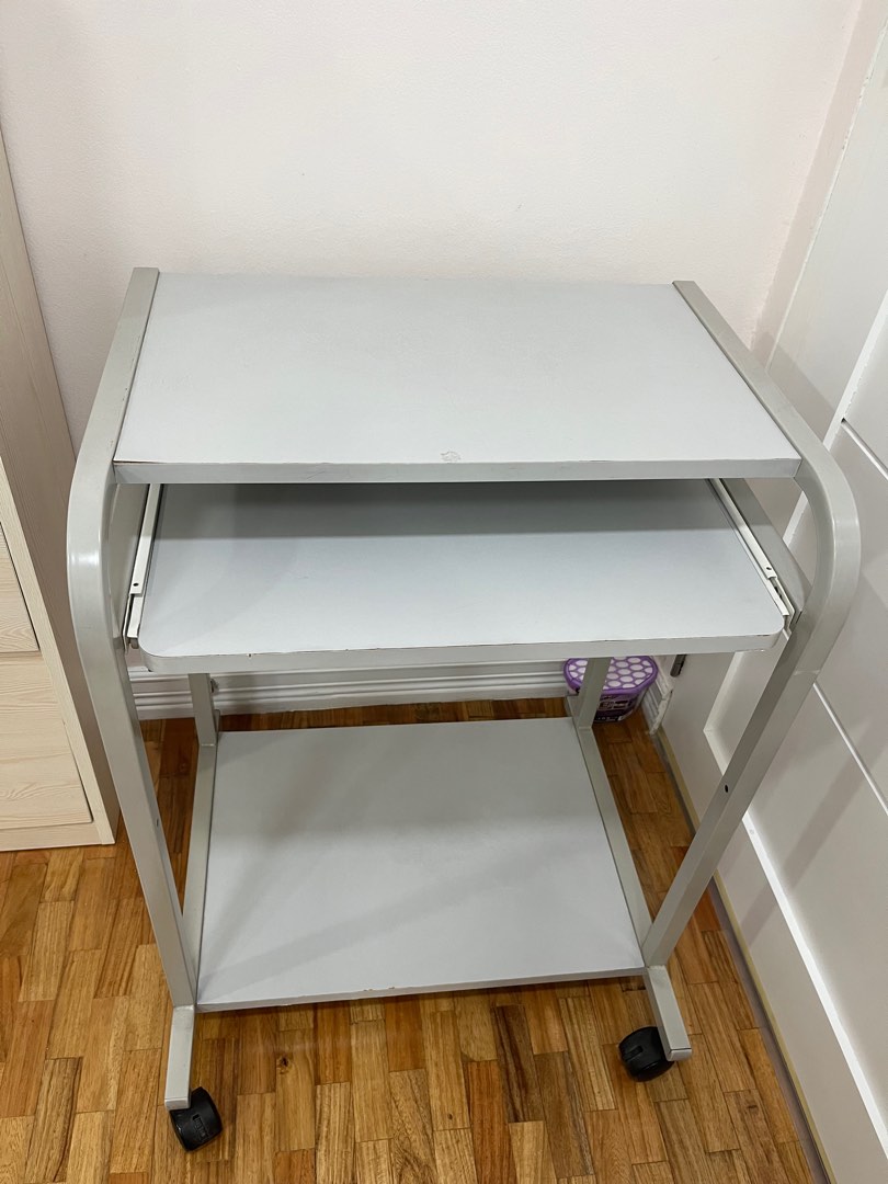 Computer Table with Sliding Keyboard and Mouse Tray, Furniture & Home ...