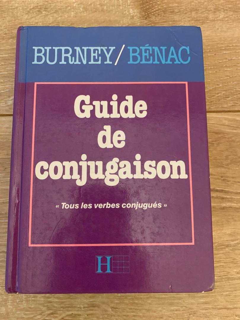 Conjugation Guide - Guide de Conjugaison, 興趣及遊戲, 書本 & 文具, 教科書 - Carousell