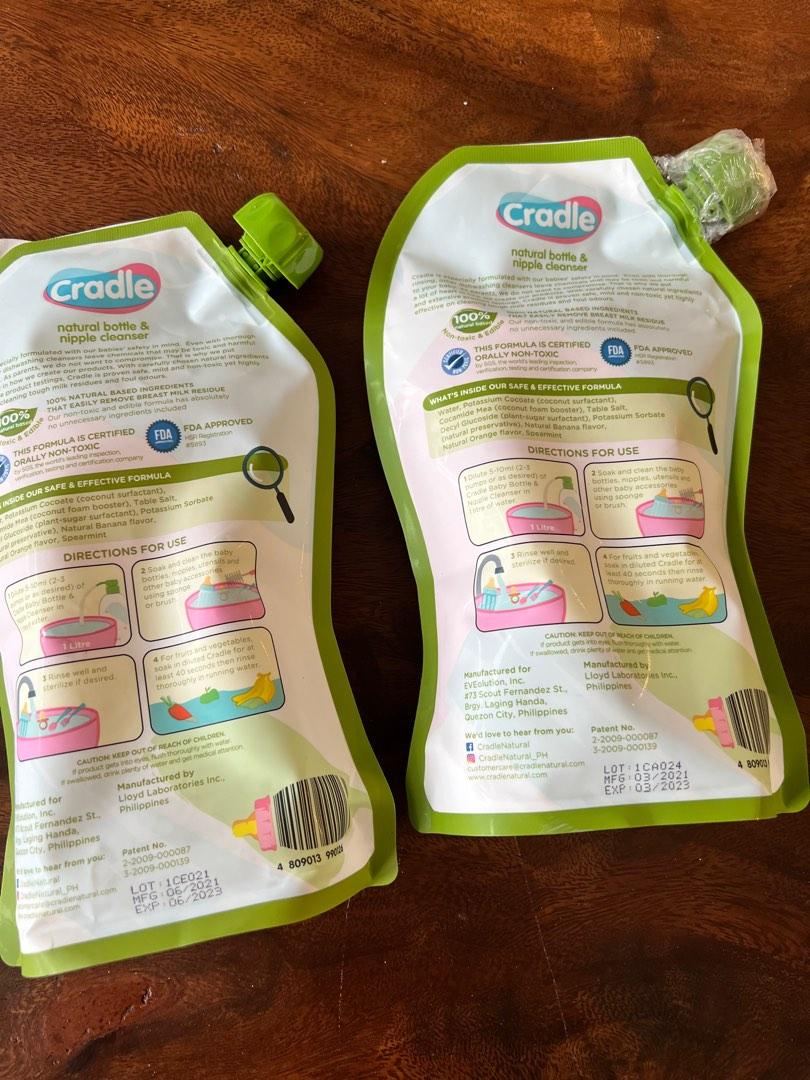 Cradle Natural bottle and nipple cleanser, Babies & Kids, Nursing ...