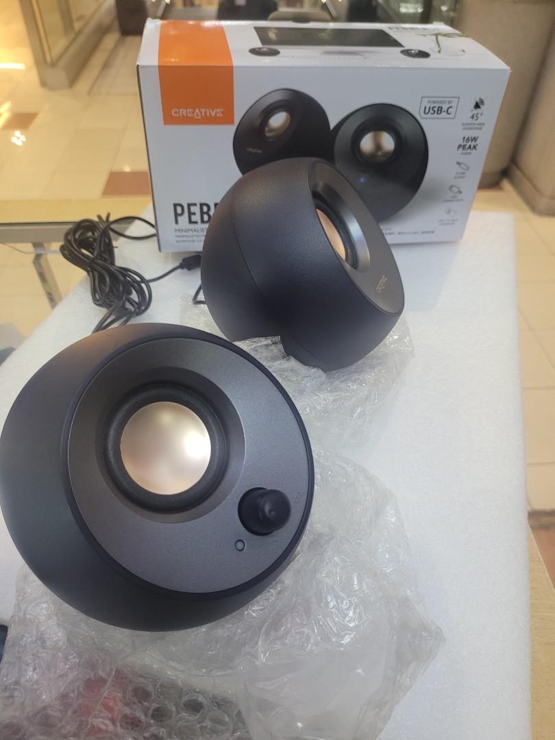 Creative Pebble V2 Minimalistic 2.0 USB Powered Desktop Speakers with ...