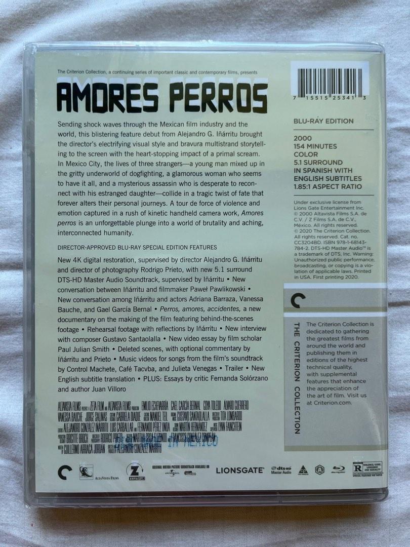 Criterion Collection: Amores Perros (Blu-Ray, Region A), 興趣及遊戲, 音樂樂器 & 配件, 音樂與媒體 - CD 及 DVD ...