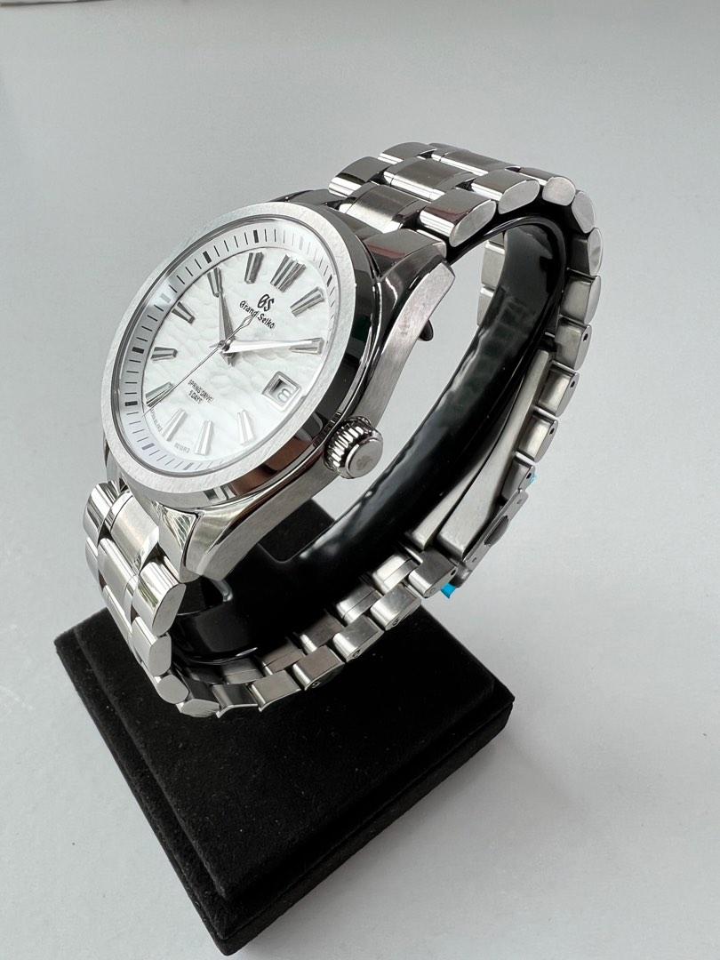 Custom Grand Seiko Mod White Wave GS, Men's Fashion, Watches ...