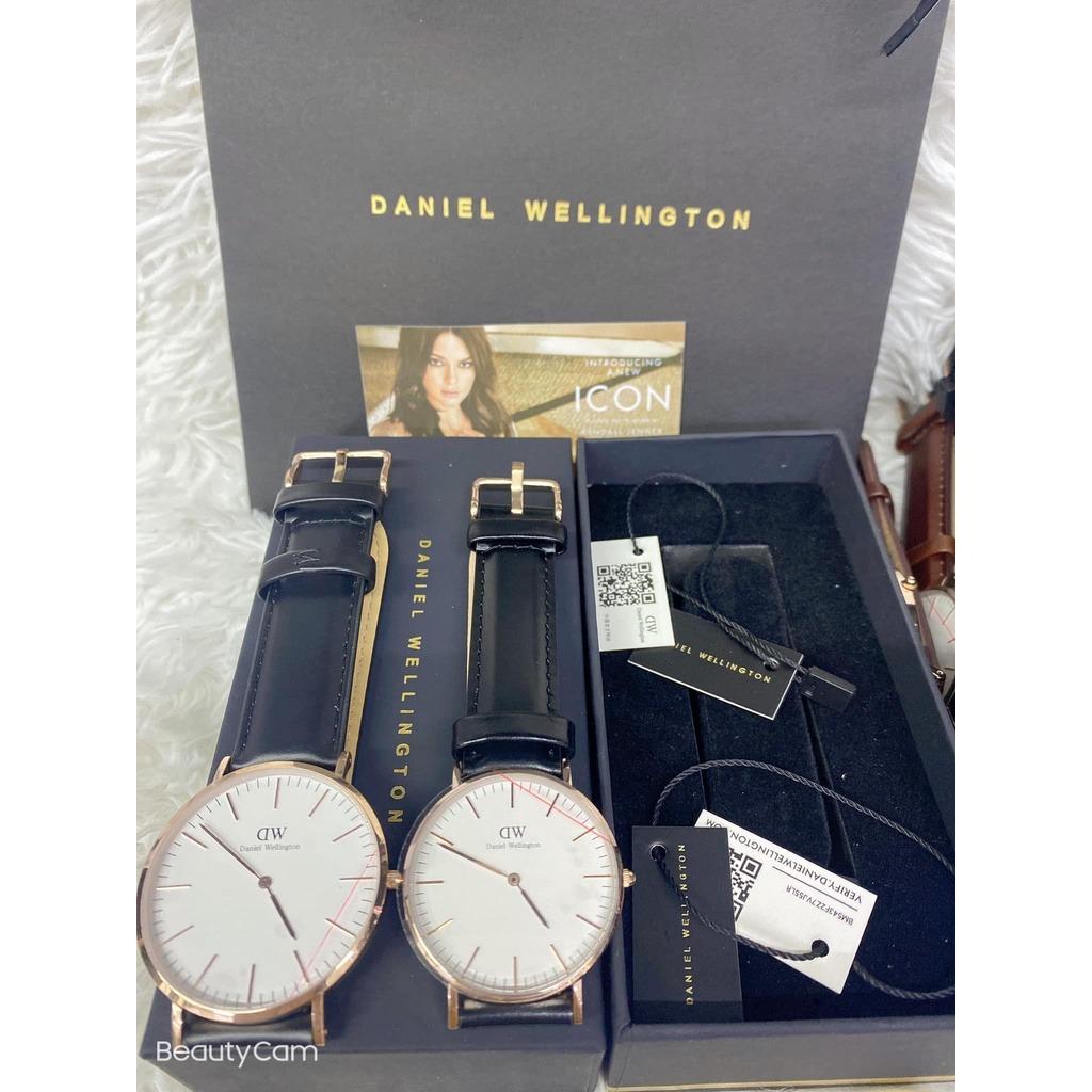 Daniel Wellington Couple Watch Stainless Steel With Box Paper Bag and ...